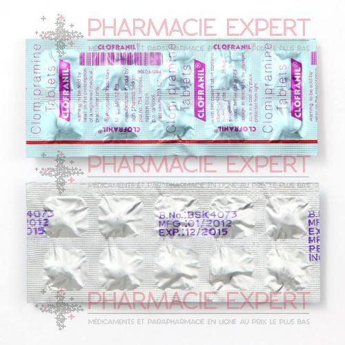 Anafranil Comprimé 10mg, 25mg, 50mg, 75mg Sans Ordonnance – Achat à ...