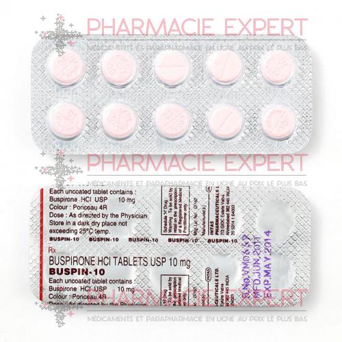 Buspar Comprimé 5mg, 10mg Sans Ordonnance – Achat à Petit Prix