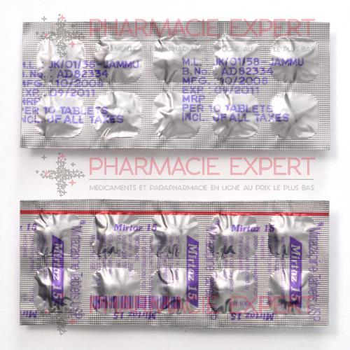 Remeron Comprimé 15mg, 30mg, 7.5mg Sans Ordonnance – Achat à Petit Prix